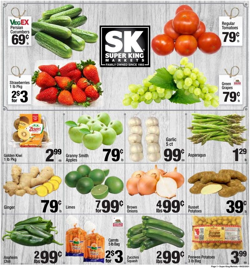Super King Weekly Ad Sep 22 – Sep 28, 2021