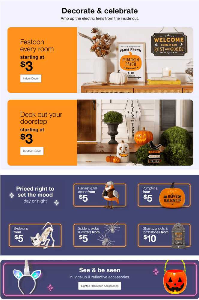 Target Halloween Flyer Sale