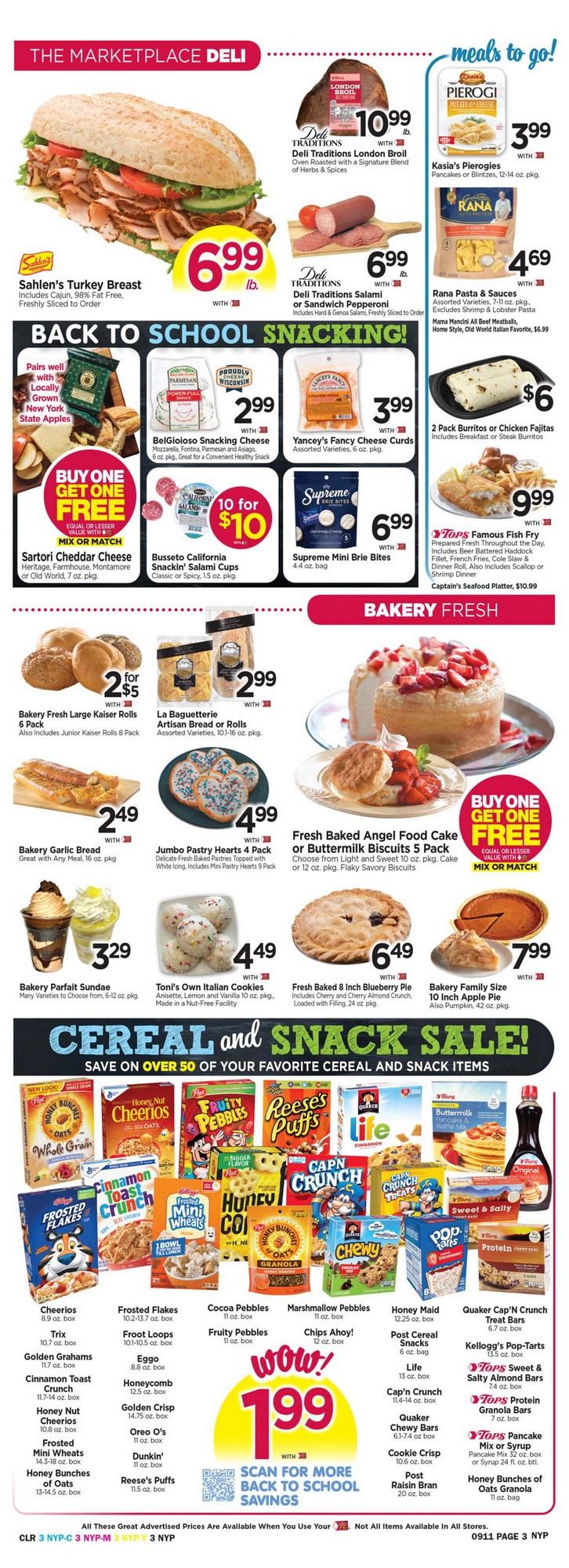 Tops Weekly Ad Sep 05 – Sep 11, 2021