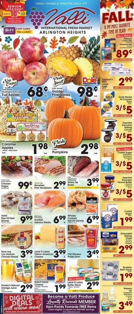 Valli Produce Weekly Ad Sep 29 – Oct 05, 2021