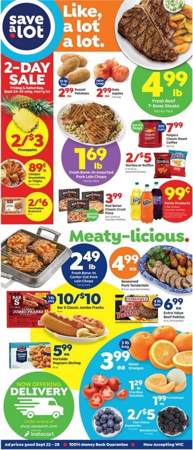 Save A Lot Weekly Ad Sep 22 – Sep 28, 2021