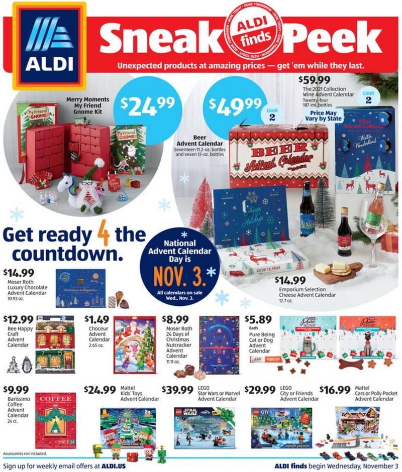 ALDI In-store Ad Sneak Peek Nov 03 – Nov 09, 2021