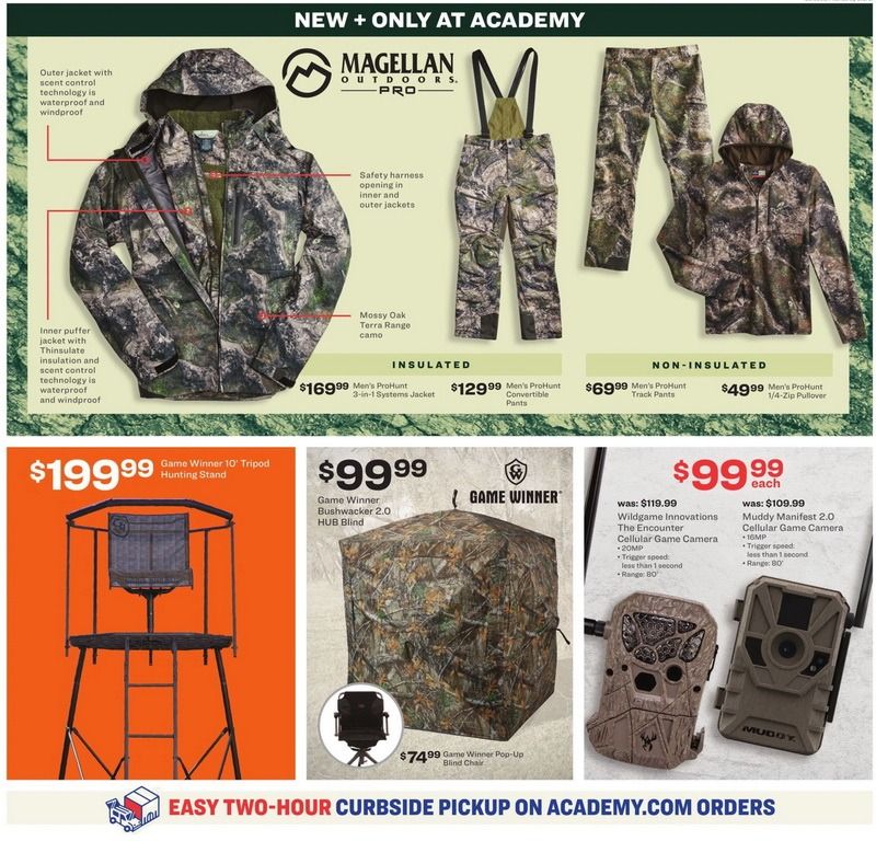 Academy Sports + Outdoors Hunting Ad Oct 04 – Oct 24, 2021