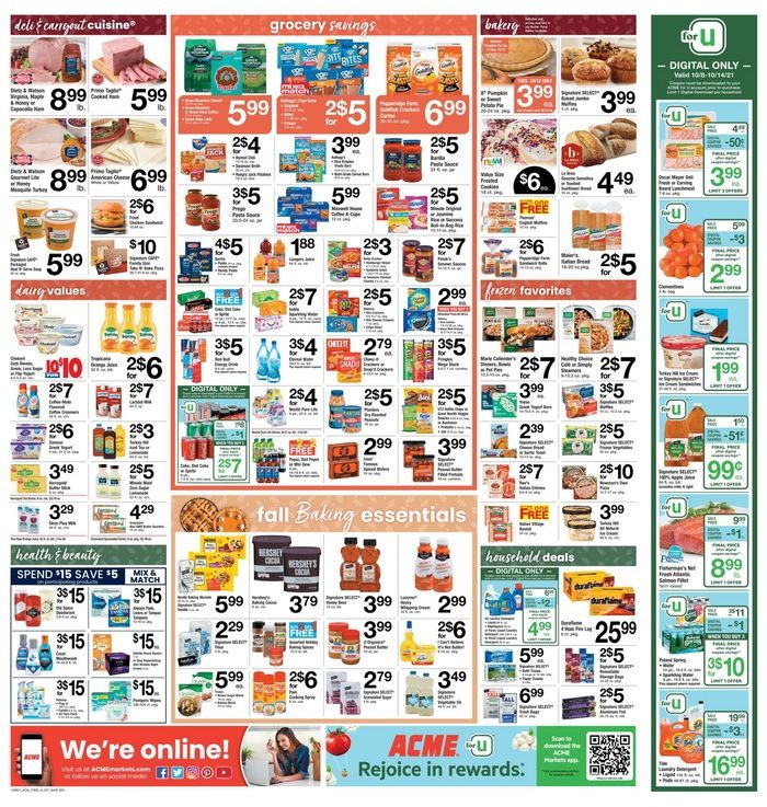 Acme Weekly Ad Oct 08 – Oct 14, 2021