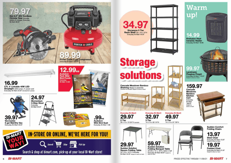 Bi-Mart Weekly Ad Oct 26 – Nov 09, 2021