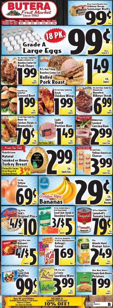Butera Weekly Ad Oct 20 – Oct 26, 2021