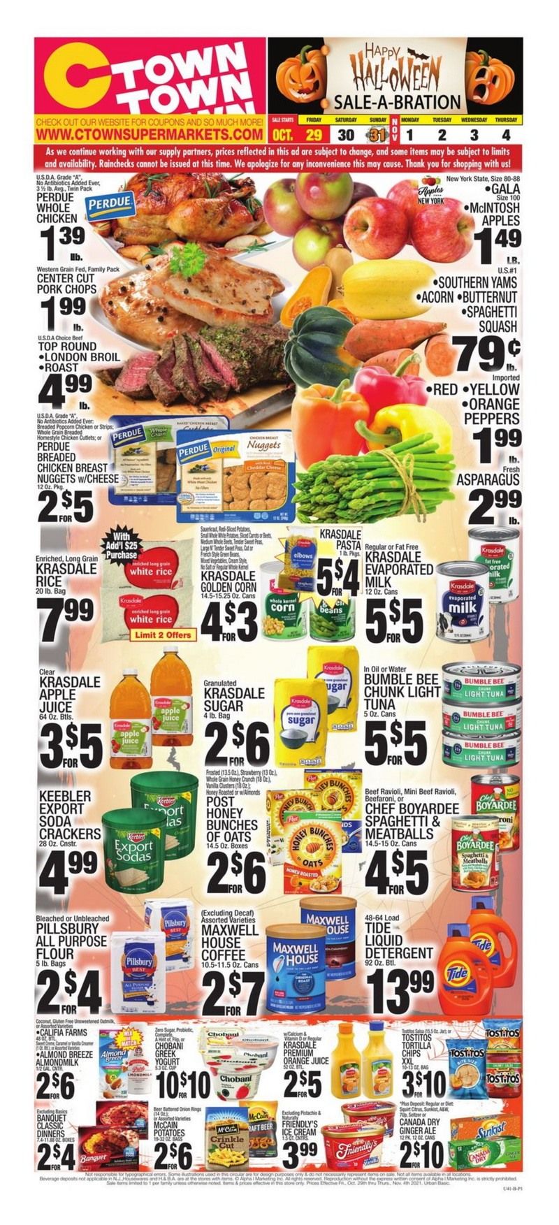 C-Town Weekly Ad Oct 29 – Nov 04, 2021