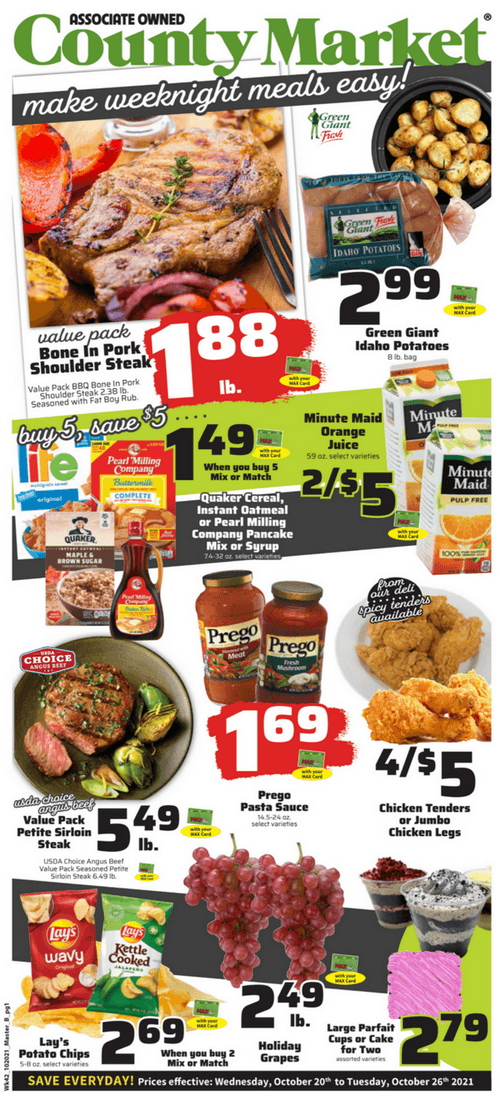 County Market Weekly Ad Oct 20 – Oct 26, 2021