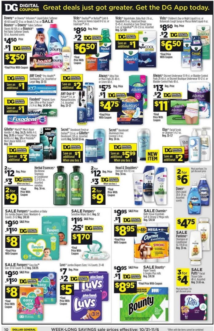 Dollar General Weekly Ad Oct 31 – Nov 06, 2021