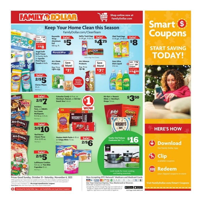 Family Dollar Weekly Ad Oct 31 – Nov 06, 2021