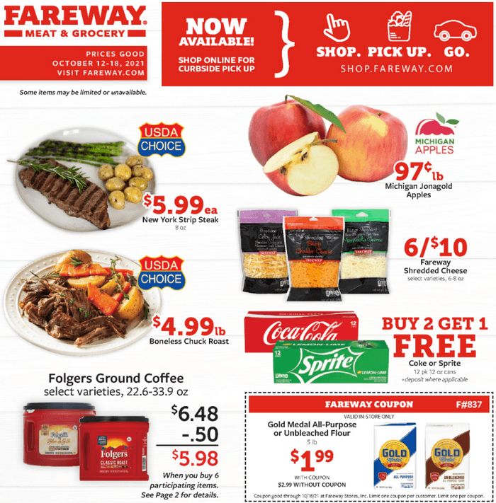 Fareway Weekly Ad Oct 12 – Oct 18, 2021