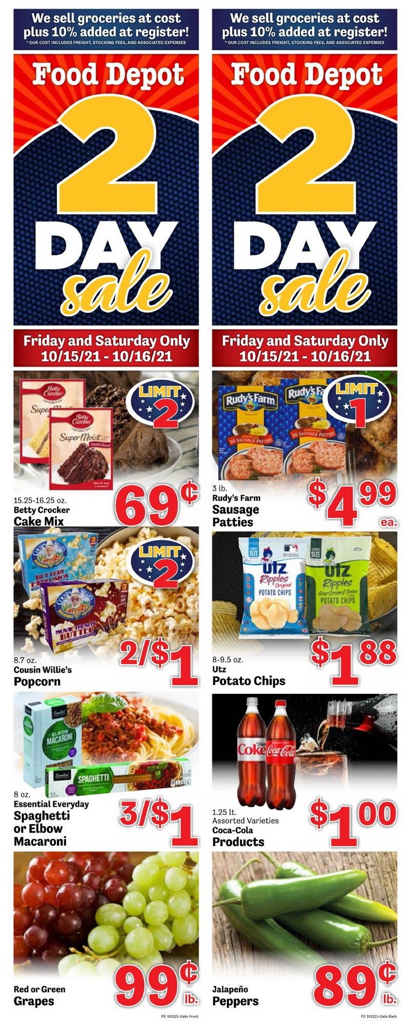 Food Depot Weekly Ad Oct 11 – Oct 17, 2021