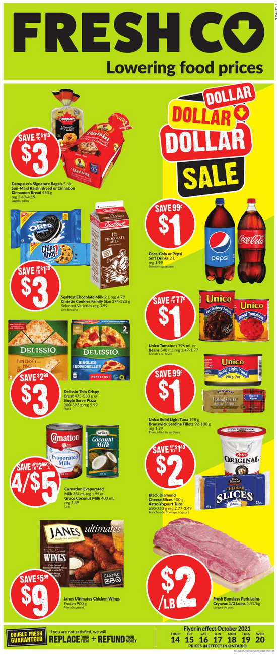 FreshCo Weekly Ad Oct 14 – Oct 20, 2021