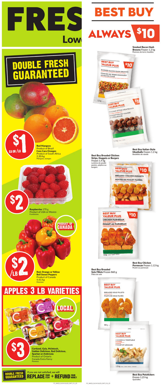 FreshCo Weekly Ad Oct 14 – Oct 20, 2021