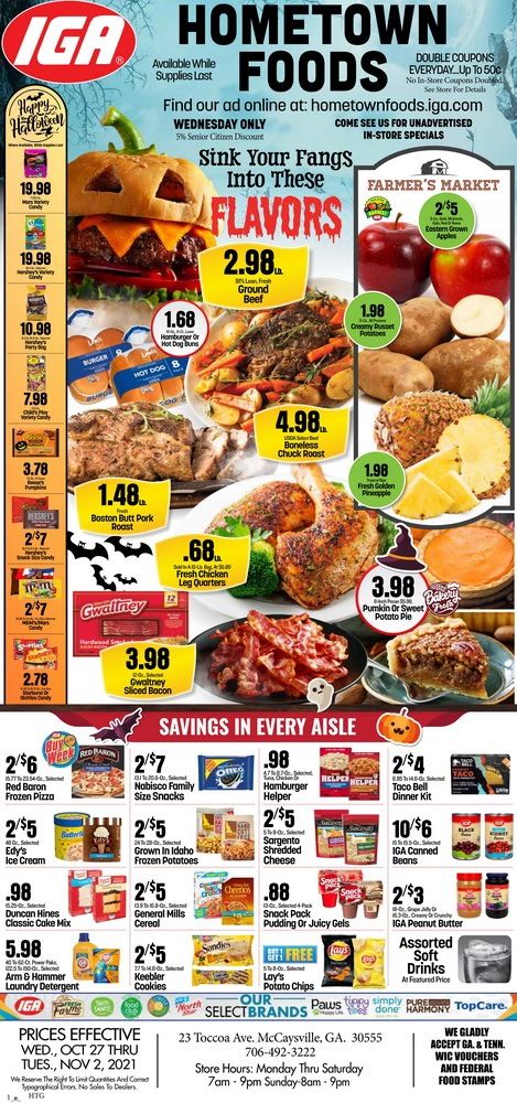 IGA Weekly Ad Oct 27 – Nov 02, 2021