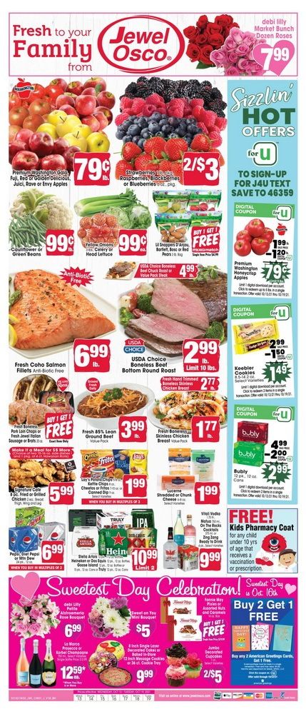 Jewel Osco Weekly Ad Oct 13 – Oct 19, 2021 (Halloween Promotion Included)