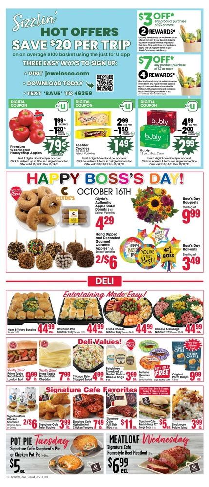 Jewel Osco Weekly Ad Oct 13 – Oct 19, 2021 (Halloween Promotion Included)