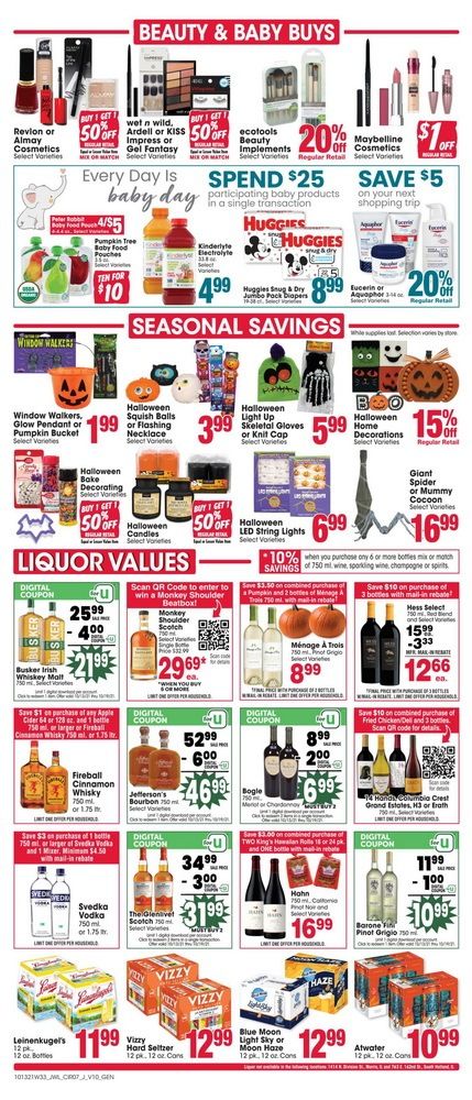 Jewel Osco Weekly Ad Oct 13 – Oct 19, 2021 (Halloween Promotion Included)