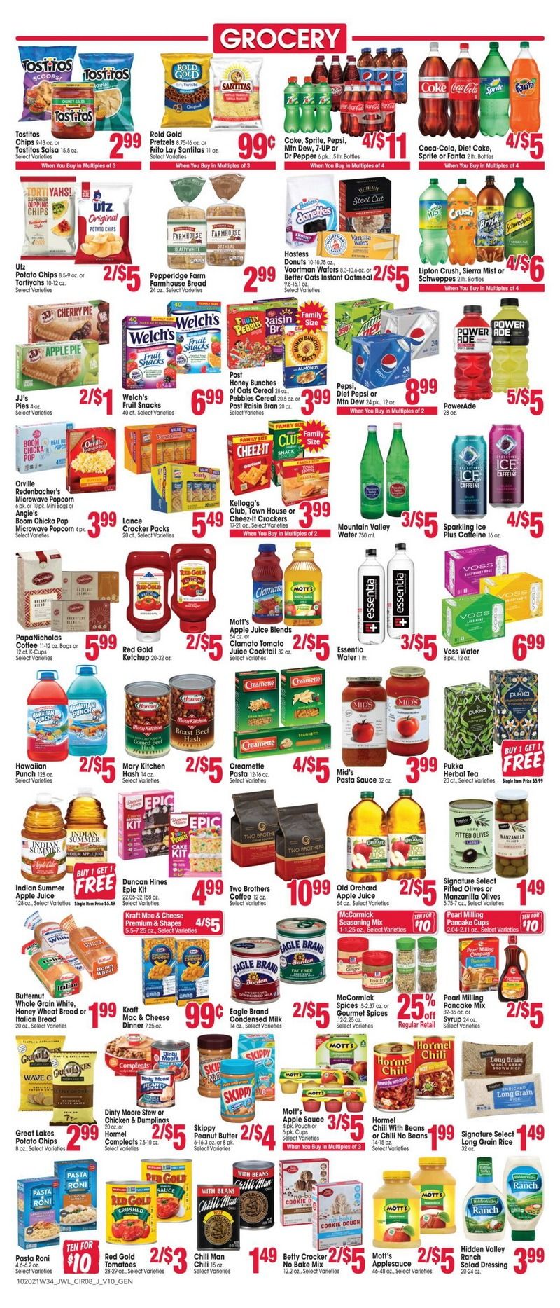 Jewel Osco Weekly Ad Oct 20 – Oct 26, 2021 (Halloween Promotion Included)