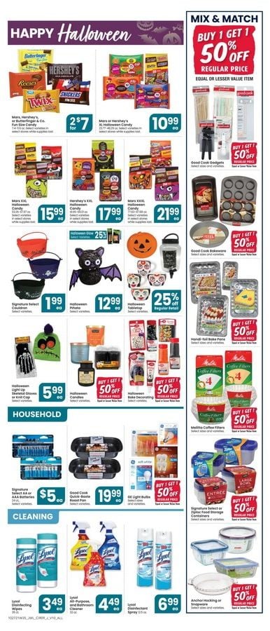 Jewel Osco Weekly Ad Oct 27 – Nov 02, 2021 (Halloween Promotion Included)