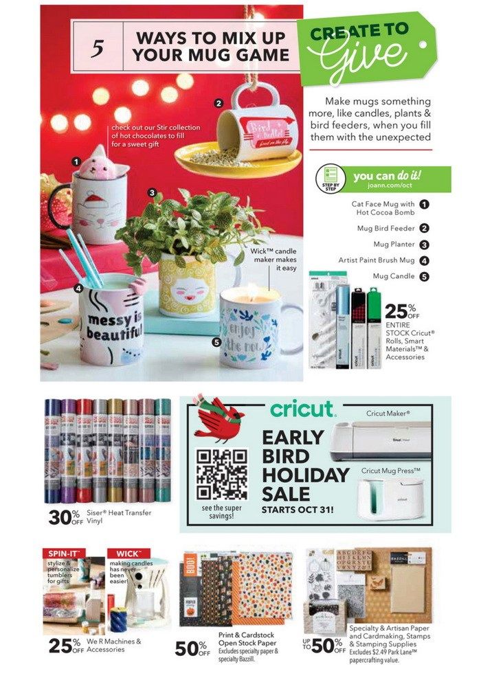 Jo-Ann Weekly Ad Oct 28 – Nov 10, 2021