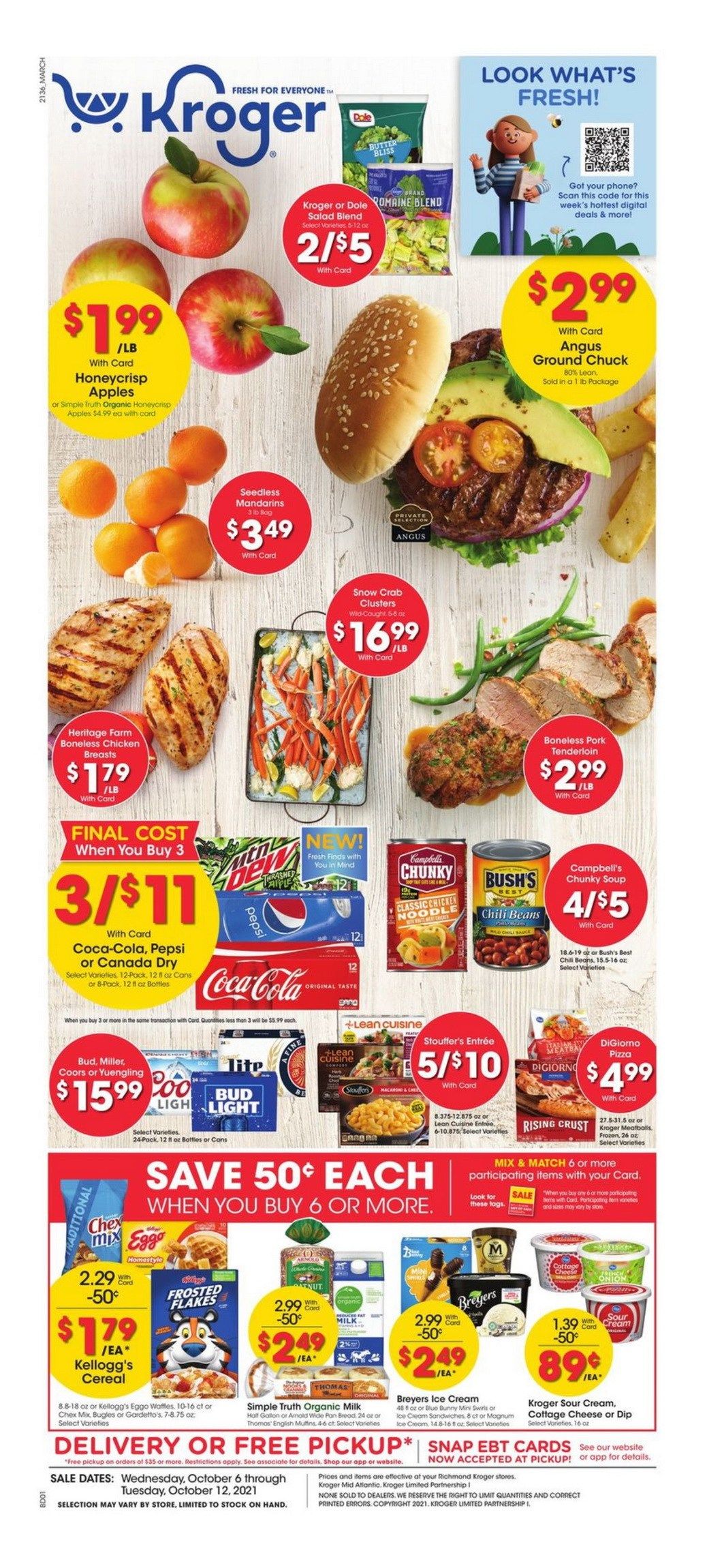 Kroger Weekly Ad Oct 06 – Oct 12, 2021 (Halloween Promotion Included)