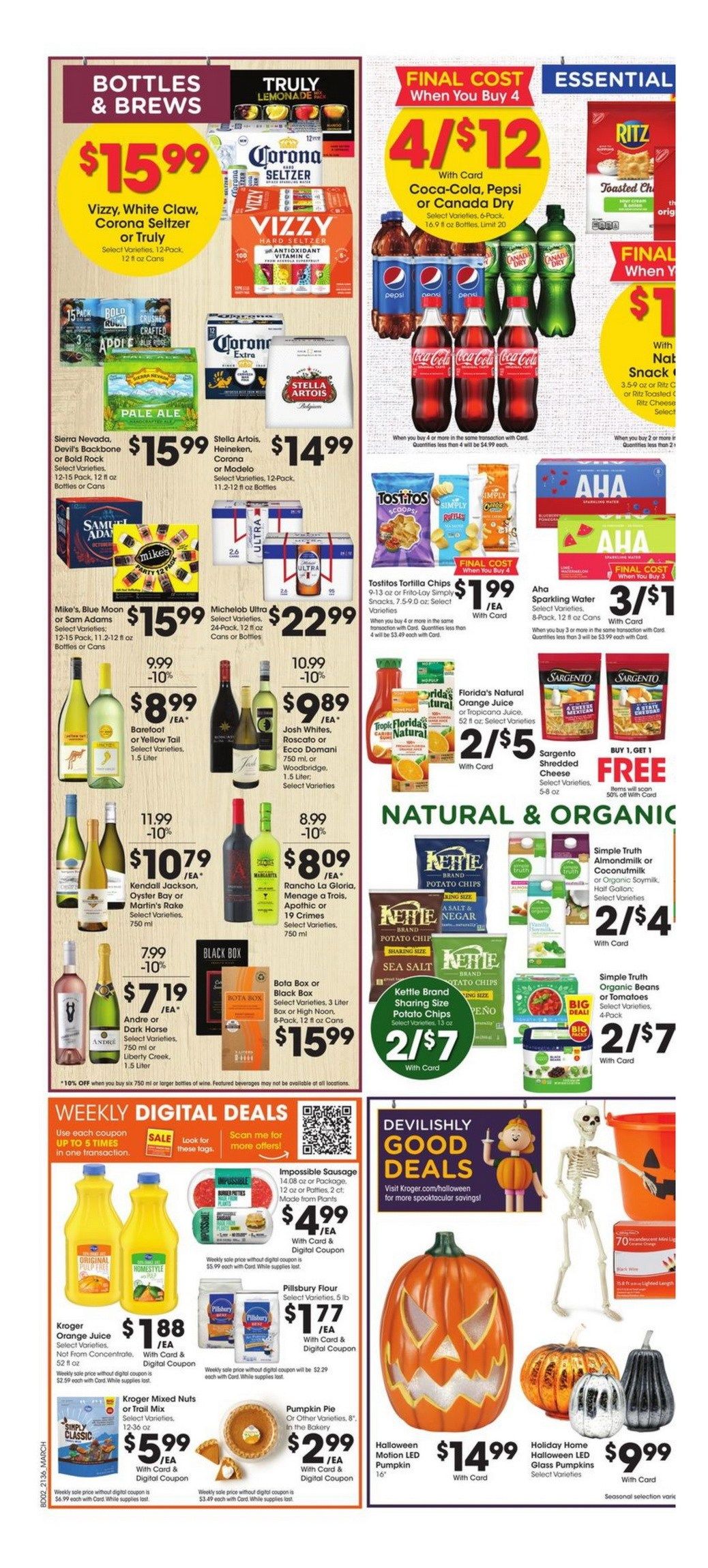 Kroger Weekly Ad Oct 06 – Oct 12, 2021 (Halloween Promotion Included)