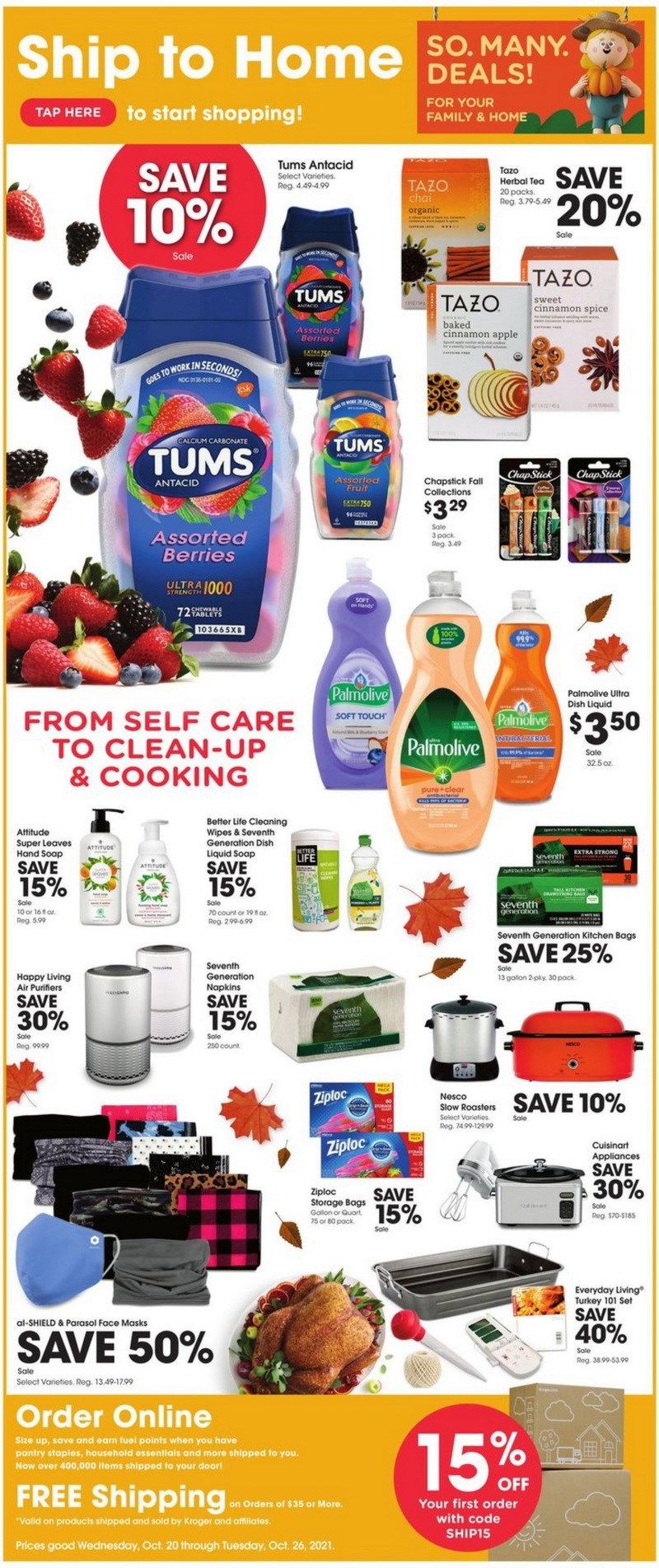 Kroger Weekly Ad Oct 20 – Oct 26, 2021 (Halloween Promotion Included)