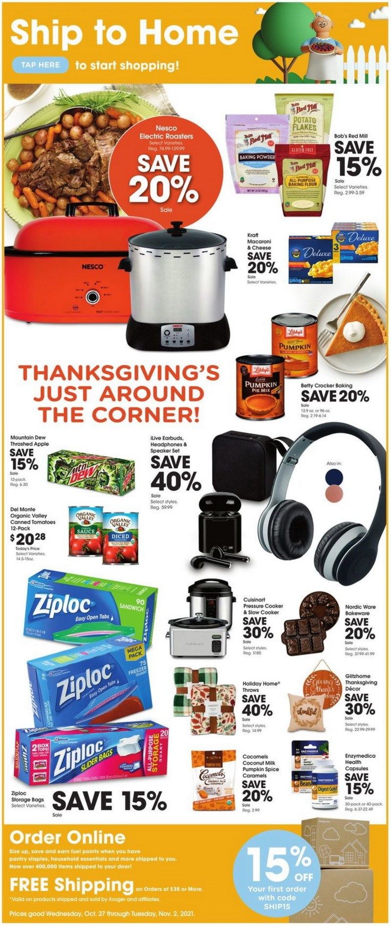Kroger Weekly Ad Oct 27 – Nov 02, 2021 (Halloween Promotion Included)