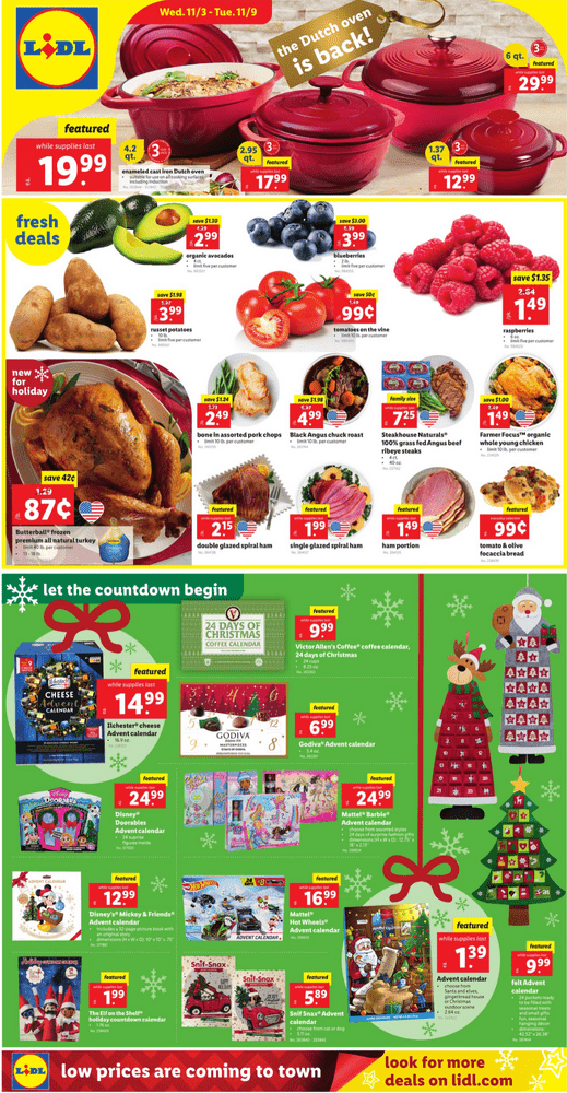 Lidl Weekly Ad Nov 03 – Nov 09, 2021