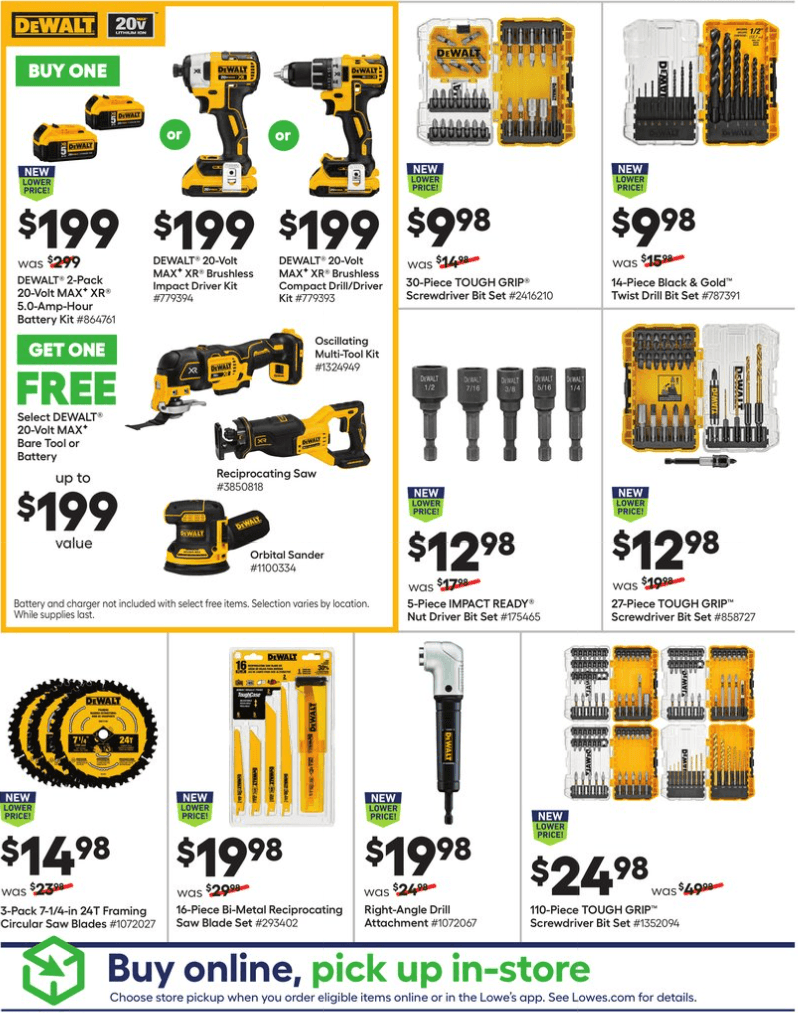 Lowe's Weekly Ad Oct 28 – Nov 03, 2021