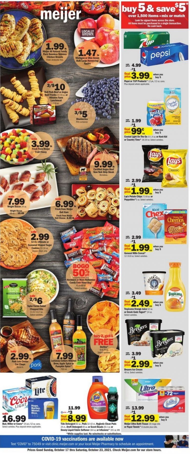 Meijer Weekly Ad Oct 17 – Oct 23, 2021 (Halloween Promotion Included)