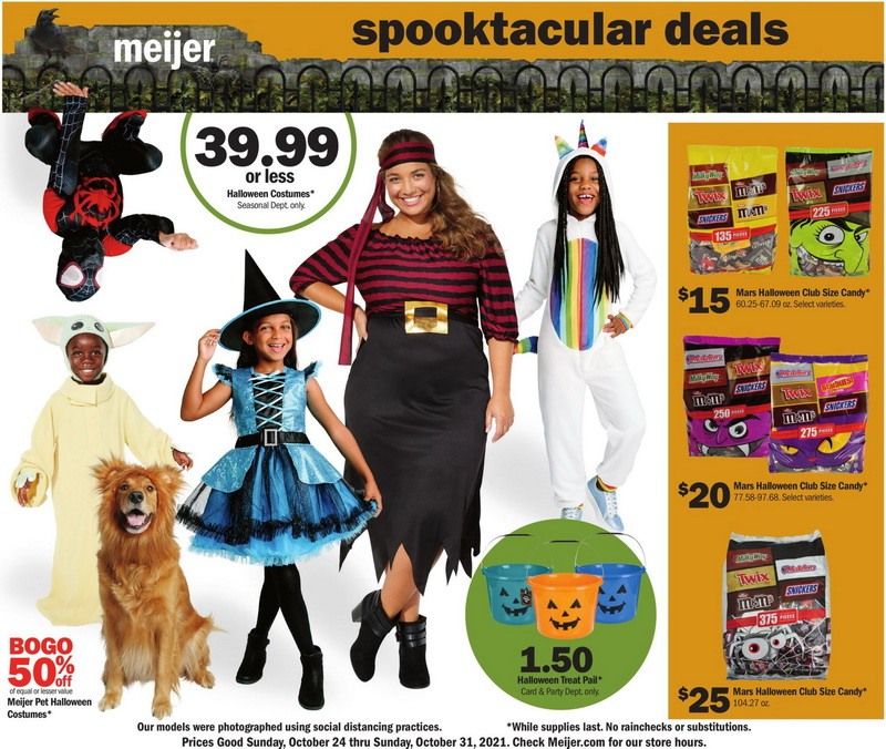 Meijer Halloween Ad Oct 24 – Oct 31, 2021