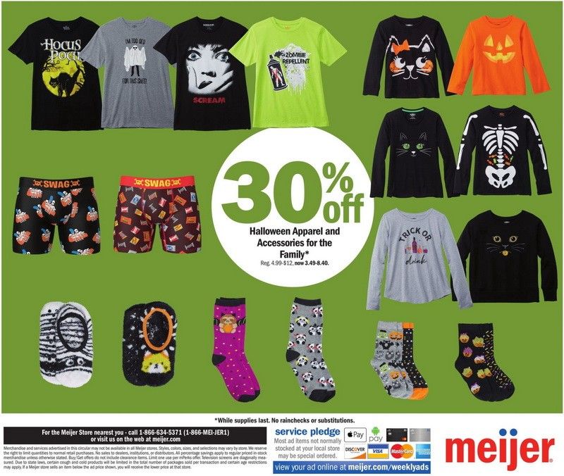 Meijer Halloween Ad Oct 24 – Oct 31, 2021