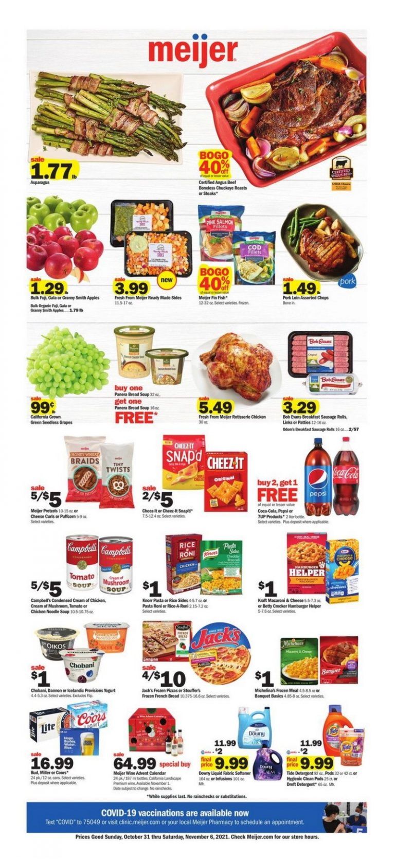 Meijer Weekly Ad Oct 31 – Nov 06, 2021