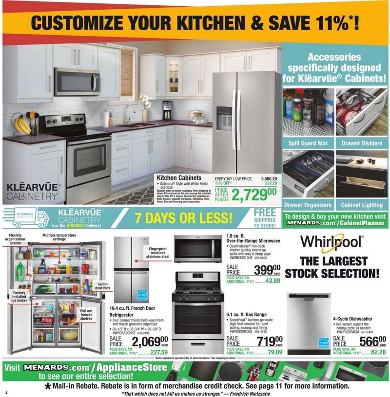 Menards Weekly Ad Oct 07 – Oct 16, 2021