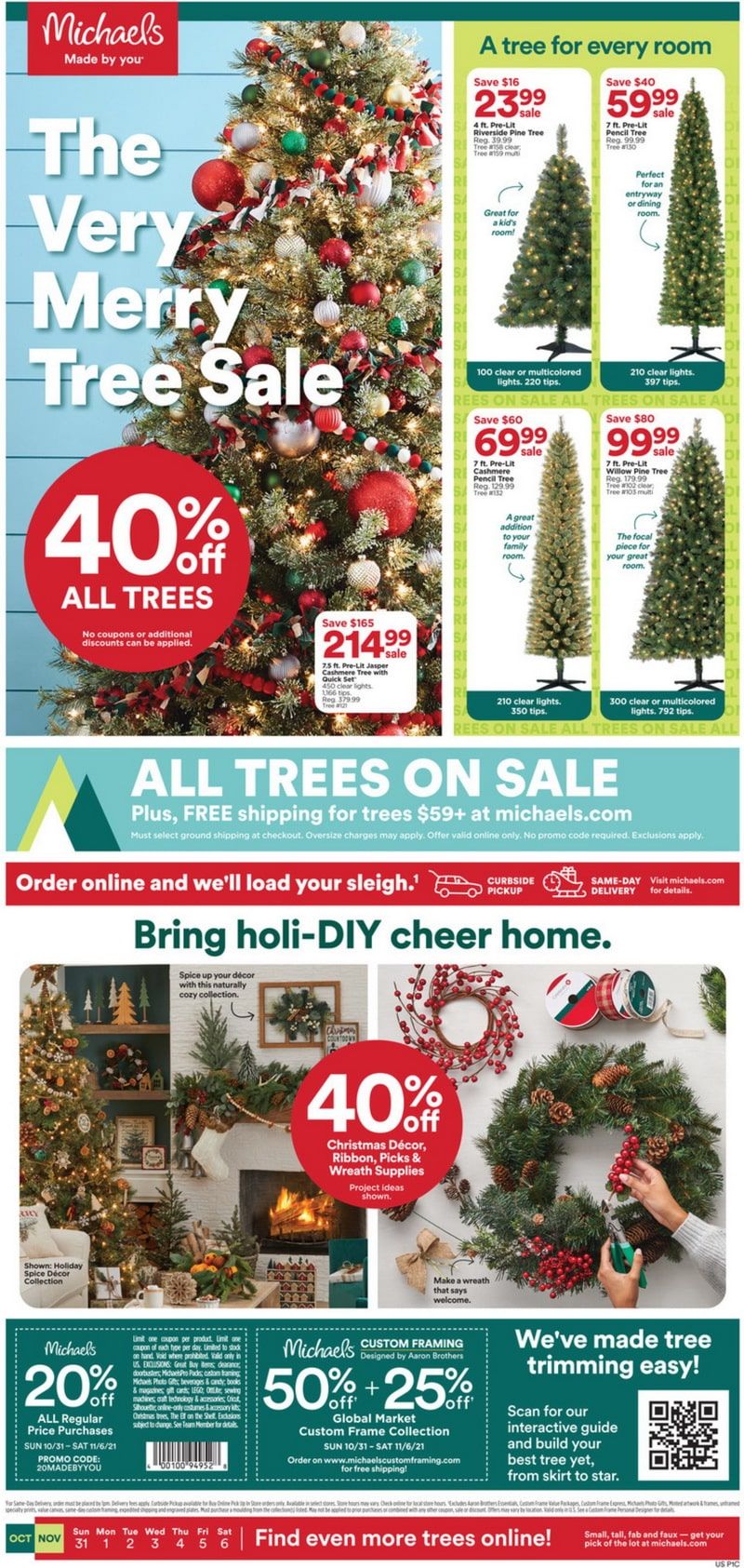 Michaels Weekly Ad Oct 31 – Nov 06, 2021