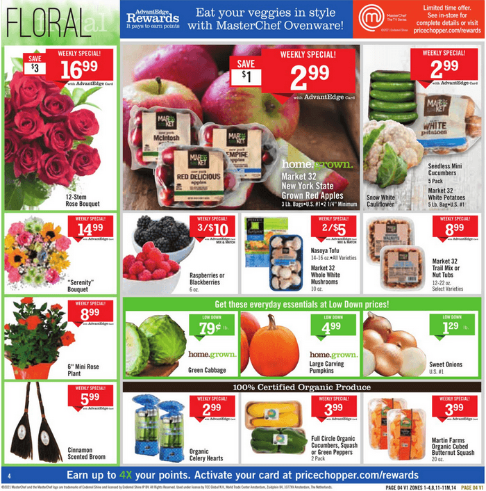 Price Chopper Weekly Ad Oct 10 – Oct 16, 2021