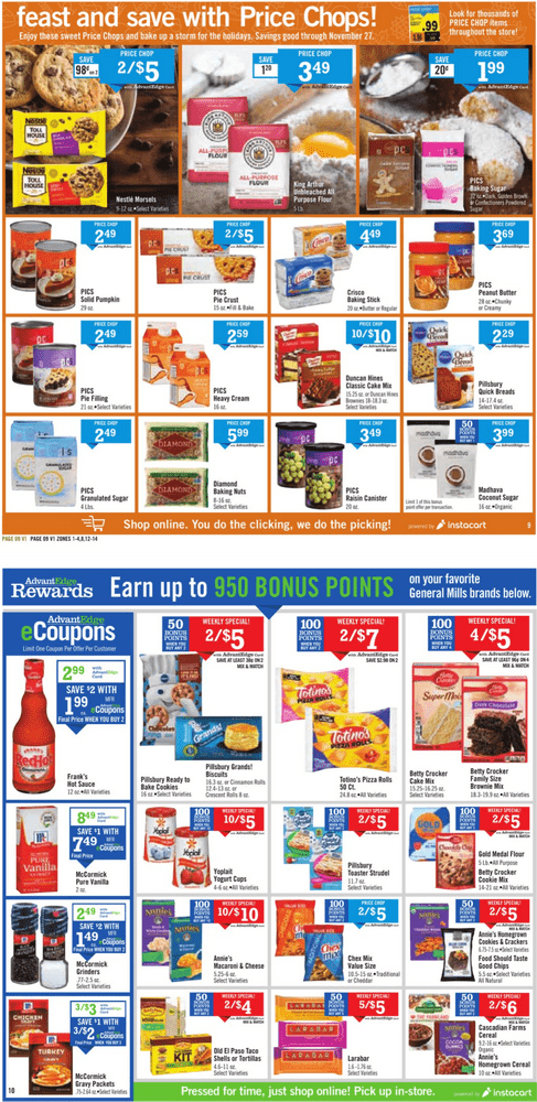 Price Chopper Weekly Ad Oct 31 – Nov 06, 2021
