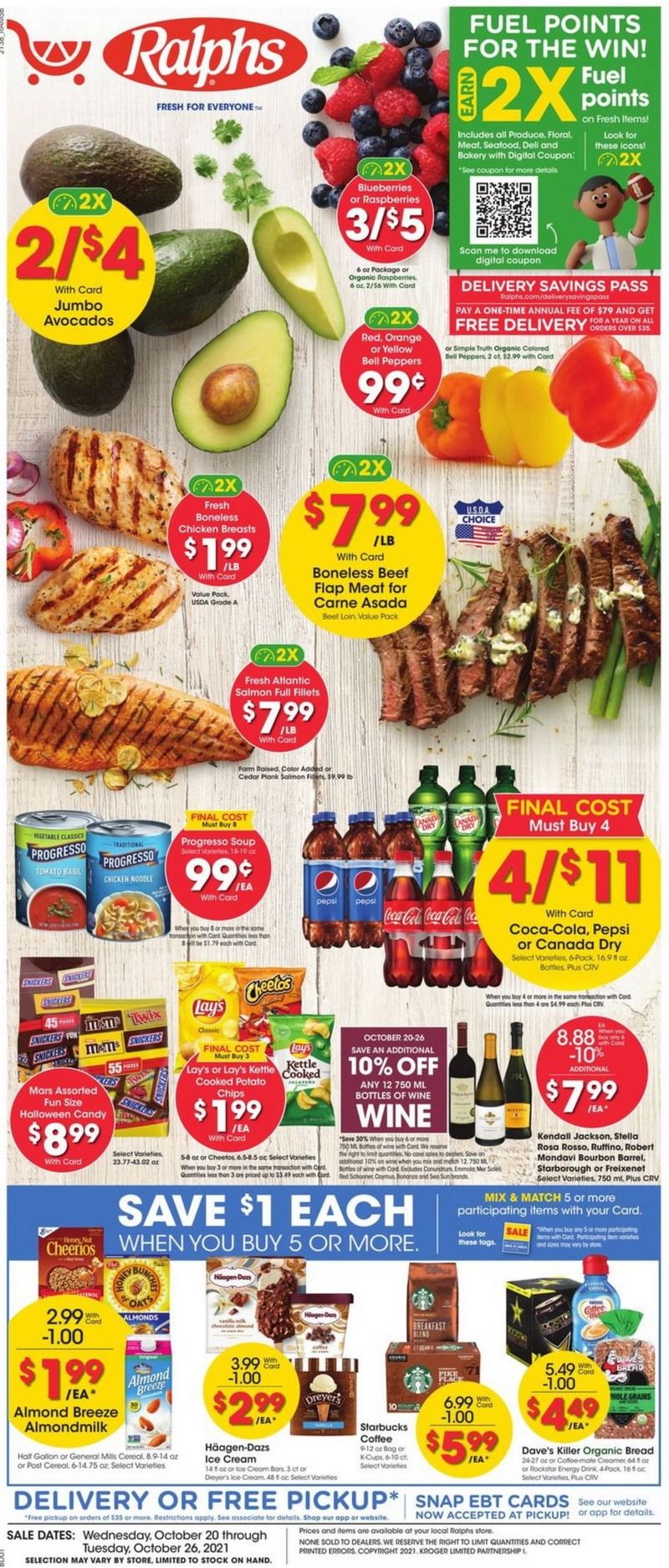 Ralphs Weekly Ad Oct 20 – Oct 26, 2021 (Halloween Promotion Included)