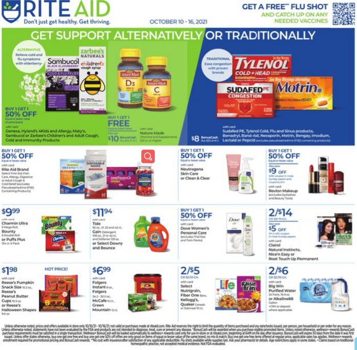 Rite Aid Weekly Ad Oct 10 – Oct 16, 2021 (Halloween Promotion Included)