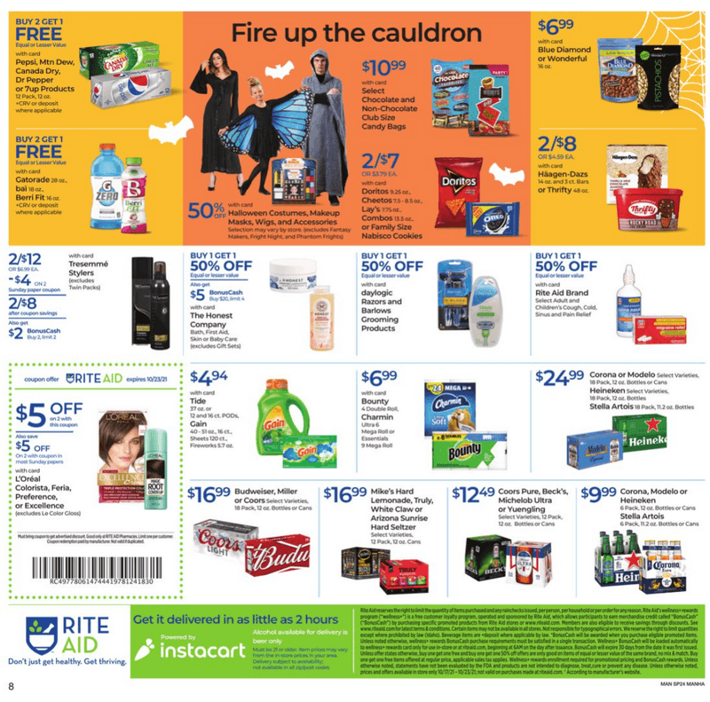 Rite Aid Weekly Ad Oct 17 – Oct 23, 2021 (Halloween Promotion Included)