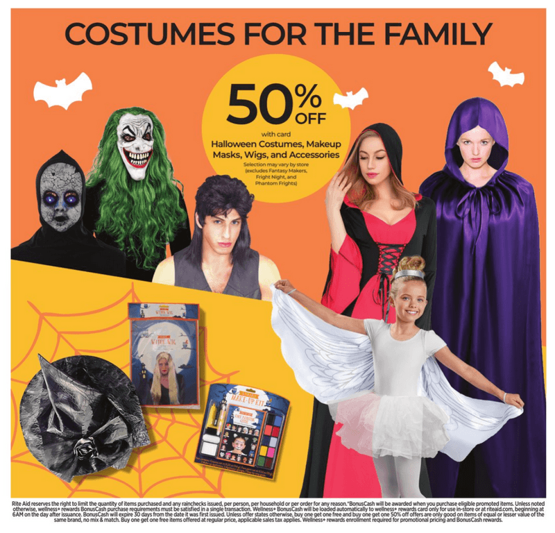 Rite Aid Weekly Ad Oct 17 – Oct 23, 2021 (Halloween Promotion Included)