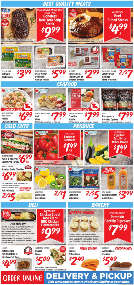 Rouses Weekly Ad Oct 20 – Oct 27, 2021