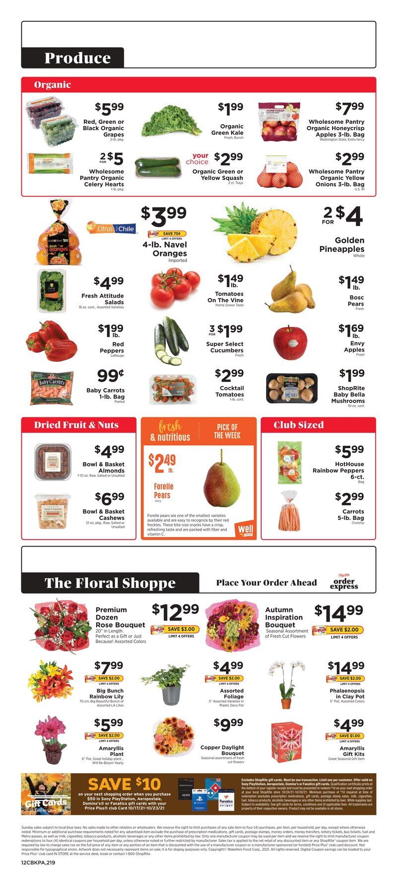 ShopRite Weekly Ad Oct 17 – Oct 23, 2021 (Halloween Promotion Included)