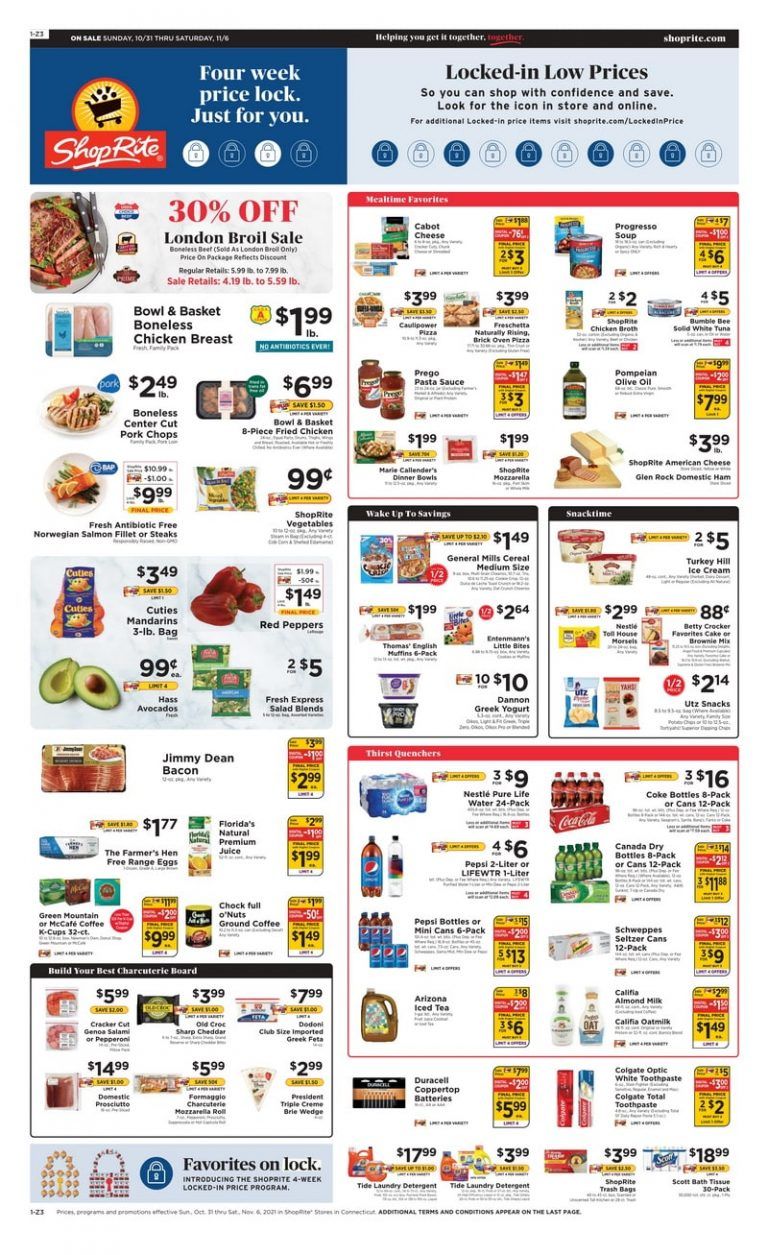 ShopRite Weekly Ad Oct 31 – Nov 06, 2021