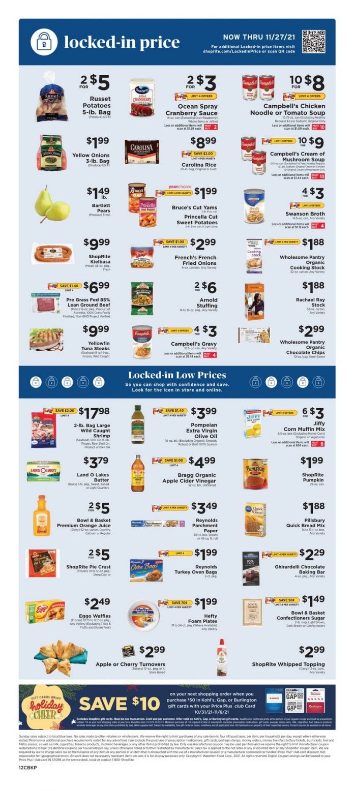 ShopRite Weekly Ad Oct 31 – Nov 06, 2021