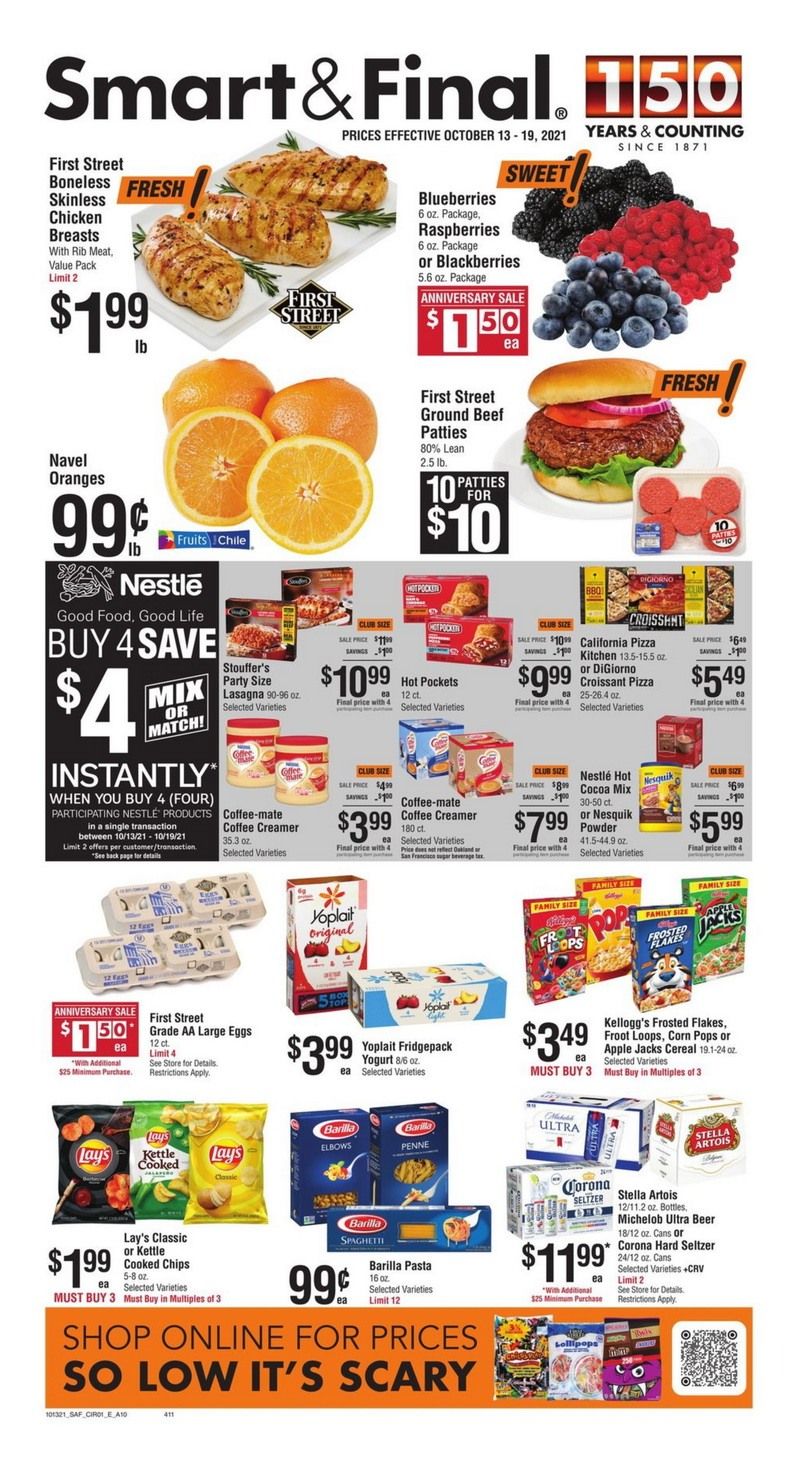 Smart & Final Weekly Ad Oct 13 – Oct 19, 2021