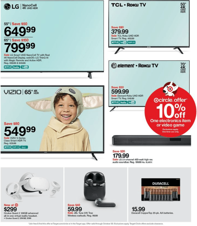 Target Weekly Ad Oct 24 – Oct 30, 2021 (Halloween Promotion Included)