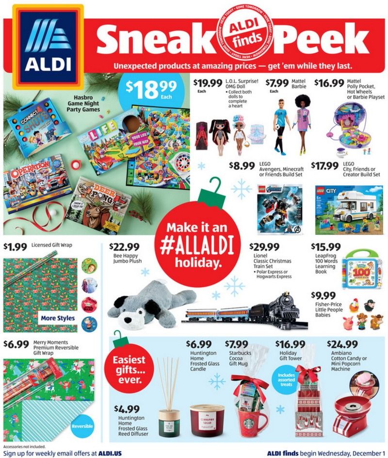 ALDI In-store Ad Sneak Peek Dec 01 – Dec 07, 2021